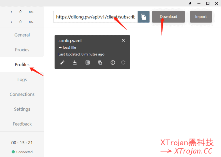 Clash for Windows 下载与配置使用教程 - XTrojan黑科技