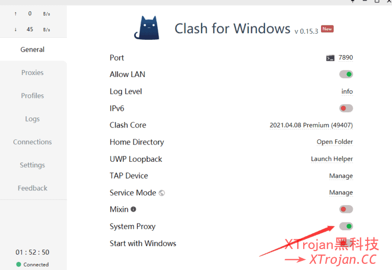 在 Windows 上使用 Clash for Windows 的设置图文教程 - XTrojan黑科技