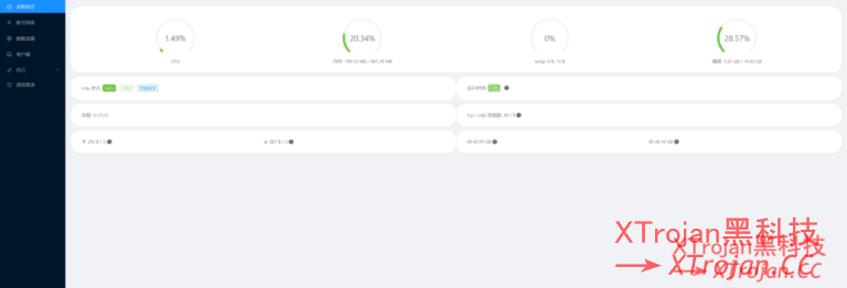 支持Xray的v2-ui 可视化管理面板+HTTPS 教程 - XTrojan黑科技