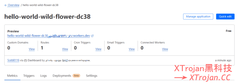零成本在 Cloudflare Workers 部署一个属于自己的反代订阅转换网站 - XTrojan黑科技
