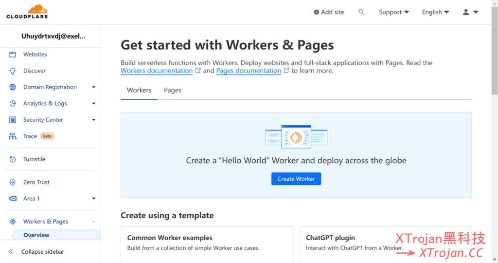 零成本在 Cloudflare Workers 部署一个属于自己的反代订阅转换网站 - XTrojan黑科技