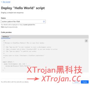 零成本在 Cloudflare Workers 部署一个属于自己的反代订阅转换网站 - XTrojan黑科技