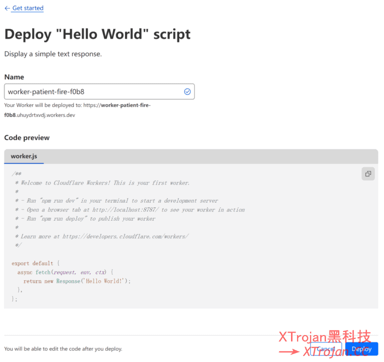 零成本在 Cloudflare Workers 部署一个属于自己的反代订阅转换网站 - XTrojan黑科技