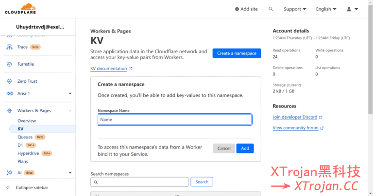 零成本在 Cloudflare Workers 部署一个属于自己的反代订阅转换网站 - XTrojan黑科技